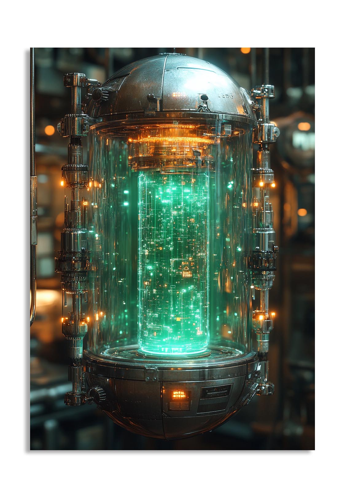 Fusion Reactor Core - Premium Metal Poster